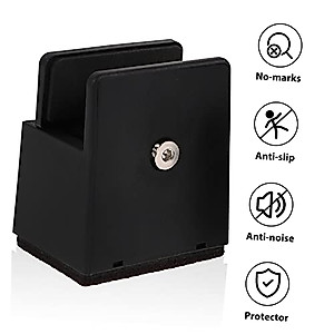 HOMSFOU 2pcs Heightened Table Mat Couch Risers Dorm Bed Risers Bed Frame Risers Desk Protector Coffee Table Lift Heavy Duty Table Legs Height Lift for Chair Furniture Heightened Supplies