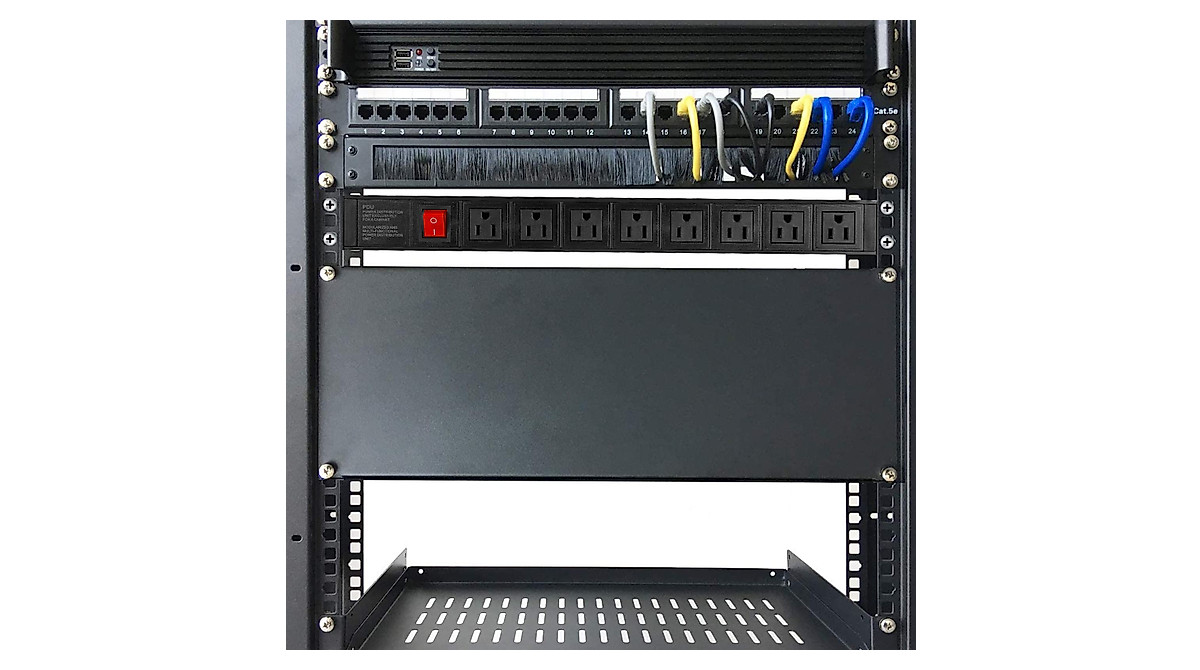 BTU Power Strip Surge Protector for Server Racks | Heavy Duty 8 Outlets