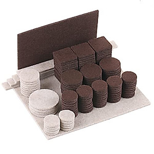 Mr. Pen- Felt Furniture Pads, 133 Pcs, Chair Leg Floor Protectors, Felt Furniture Pads for Hardwood Floors, Furniture Sliders for Hardwood Floors, Furniture Felt Pads, Floor Protectors for Chairs.