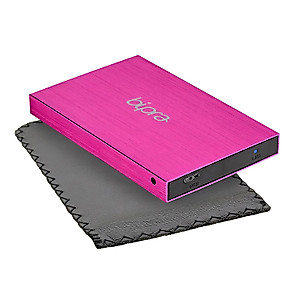BIPRA USB 3.0 2.5 inch NTFS Portable External Hard Drive - Pink (1 TB)