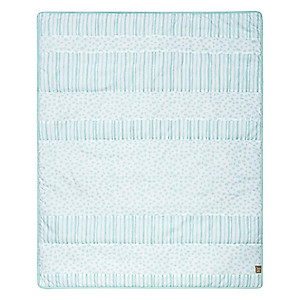 Trend Lab Taylor 3 Piece Crib Bedding Set, Can Be Used As A Blanket Or A Playmat for Tummy Time, Includes Quilt, Fitted Crib Sheet and Skirt