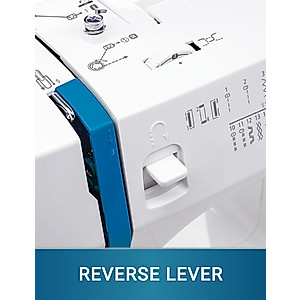 MILLEPUNTI Sewing Machine with 25 Stitches Automatic Needle Threader and Bobbin Winder Include 4 Feet and Accessories Perfect for Beginners Quilting and DIY MKR45