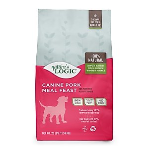 NATURE'S LOGIC Dog Food Canine Meal Feast, Pork