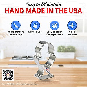 Foose Chalice Cookie Cutter 4 Inch –Tin Plated Steel Cookie Cutters – Chalice Cookie Mold