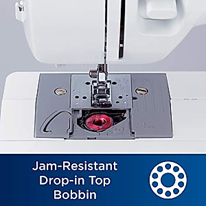 Brother Sewing Machine, GX37, 37 Built-in Stitches, 6 Included Sewing Feet