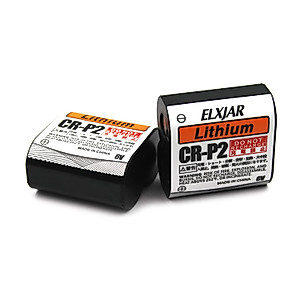 hflexgrad (5-Pack) 6V 1500mAh Lithium Photo Battery Replaces 223A, 2CR-P2, EL223AP, and DL223A Batteries
