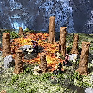 Extruded Gaming Forest Trees Set 2