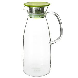 FORLIFE Mist Glass Ice Tea Jug , 50-Ounce, Lime