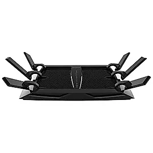 NETGEAR Nighthawk X6S Smart WiFi Router (R7960P) – AC3600 Tri-band Wireless Speed (up to 3600 Mbps) | Up to 3500 sq ft Coverage & 55 Devices | 4 x 1G Ethernet ports and 1 USB port