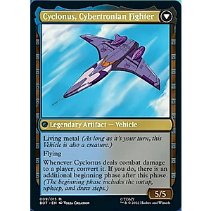 Magic The Gathering - Cyclonus, The Saboteur // Cyclonus, Cybertronian Fighter (009) - Transformers
