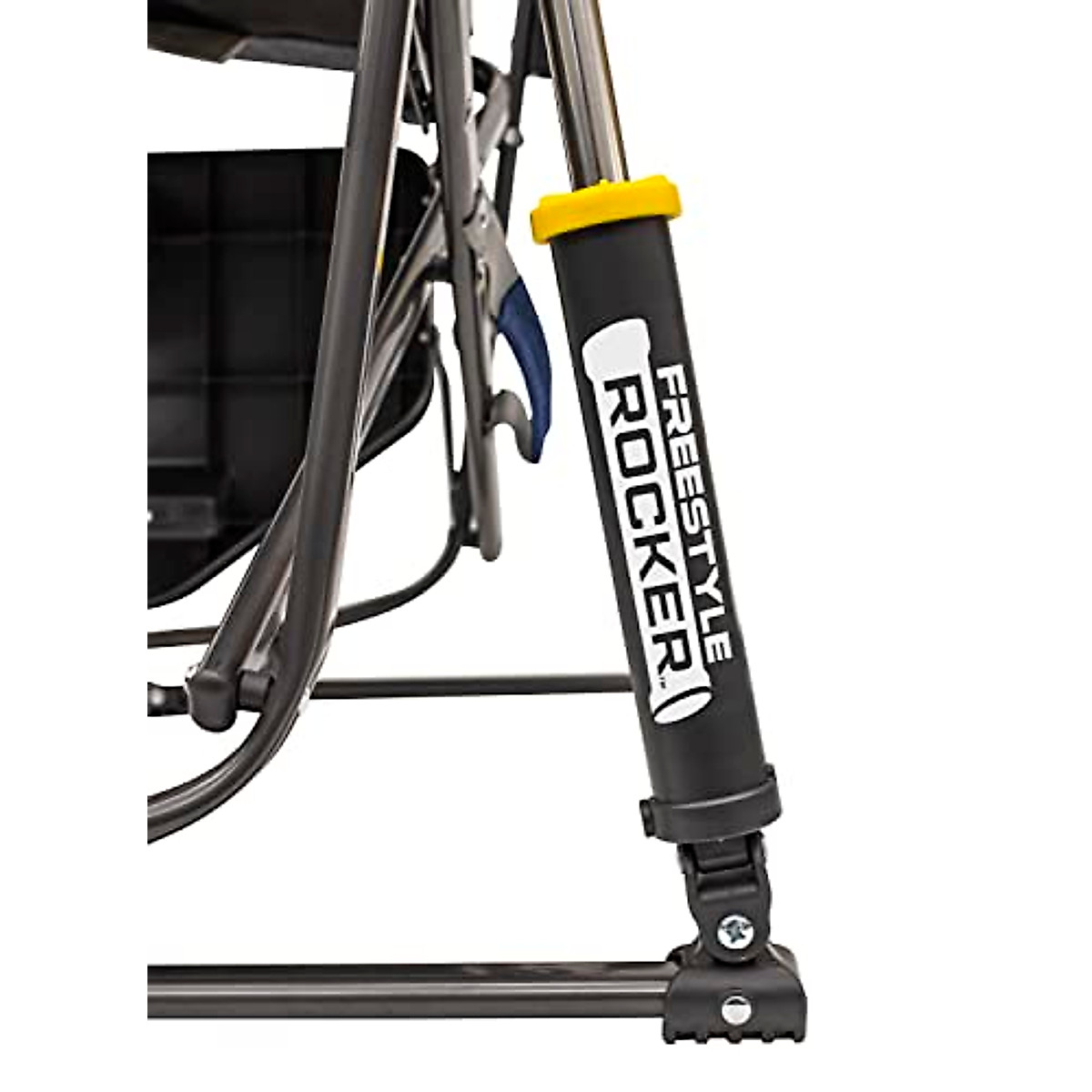 GCI Outdoor Freestyle Rocker Portable Folding Rocking Chair, Outdoor Camping Chair with Side Table