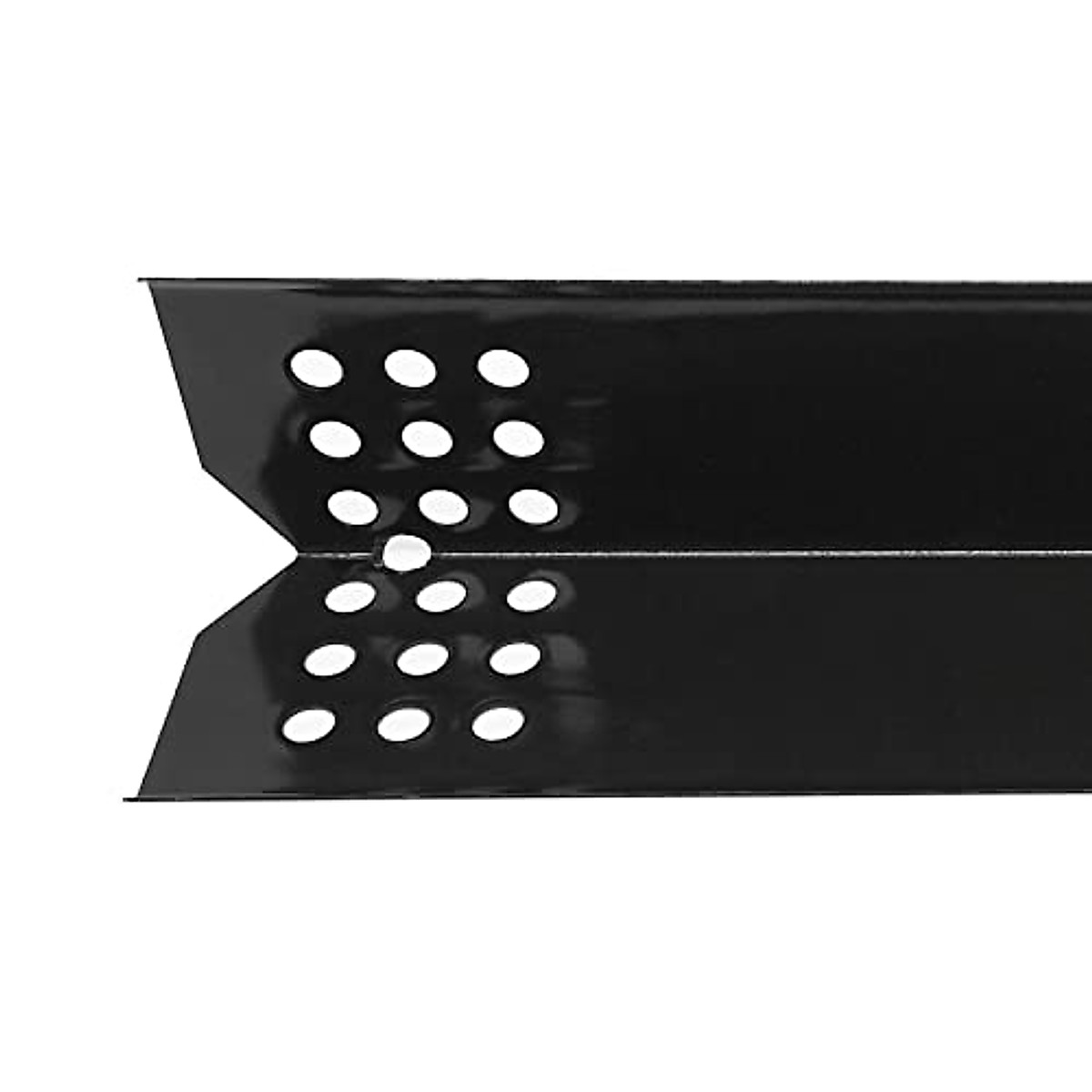 Hiorucet Grill Heat Plate Replacement for Nexgrill 720-0830H, 720-0783E, Grill Master 720-0697, 720-0737, 4 Pack Porcelain Steel Heat Shield, Heat Tent, Burner Cover Replacement Parts.