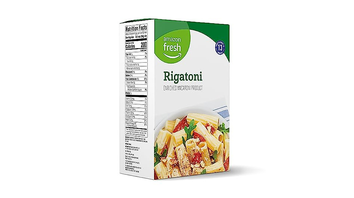 Amazon Fresh Rigatoni Pasta – Al Dente Delight