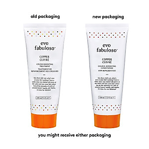 Evo Fabuloso Copper Color Depositing Treatment - Color-Treated Hair Conditioner - Helps Maintain Color Depth, Tone & Shine - 220ml / 7.5fl.oz