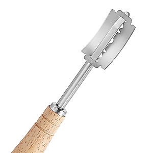 Lccowot Bread Lame, Stainless Steel Bread Lame Dough Scoring Tool, Premium Sourdough Scoring Tool, Bread Scorer with 10 Razor Blades