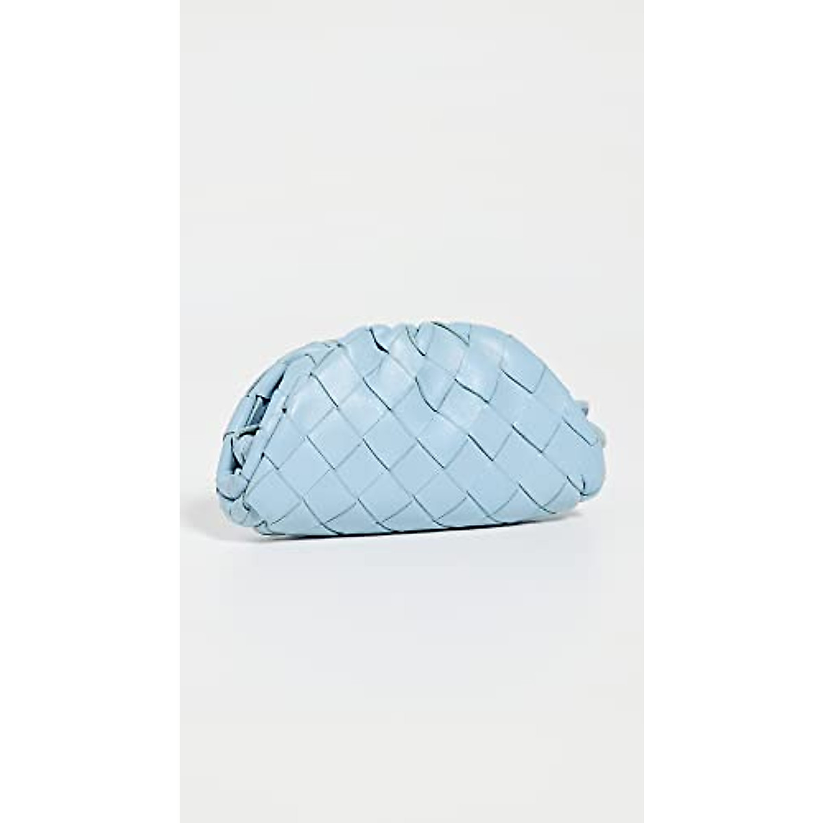 Bottega Veneta Women's Pre-Loved Mini Pouch Intrecciato, Blue, One Size