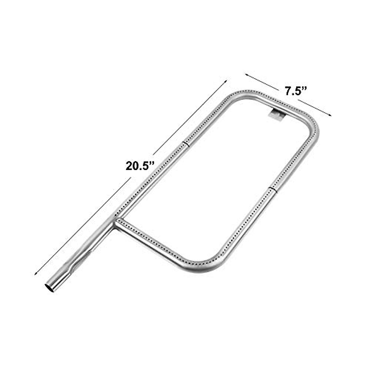 69956 41862 Grill Burner Tube Replacement for Weber Q200 Q220 Q2000 Q2200,and 80462 Ignitor Kit Replacement for Weber Q100 Q200 Gas Grill