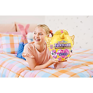 Rainbocorns Fairycorn Princess Surprise (Unicorn) by ZURU 11" Collectible Plush Stuffed Animal, Surprise Egg, Wearable Fairy Wings, Magical Fairy Princess, Ages 3+ for girls, Children