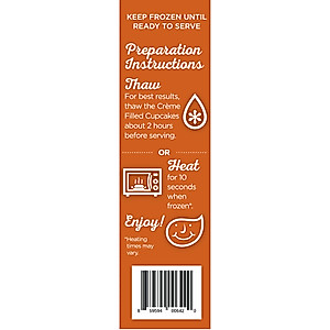 Katz Gluten Free Gingerbread Crème Filled Cupcakes | Dairy Free, Nut Free, Soy Free, Gluten Free | Kosher (1 Pack of 4 Crème Cupcakes, 7 Ounce)