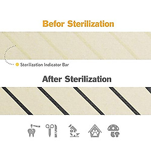 Ks-Tek Autoclave Tape-Sterilization Tape (3/4" Wide) 50m 2Roll