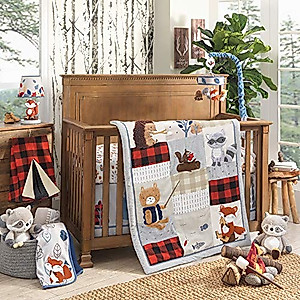 Lambs & Ivy Little Campers Plush Raccoon Stuffed Animal Pumpkin