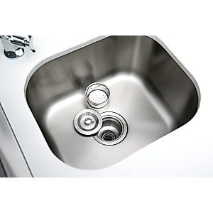 Mont Alpi Bar Series MA-BEVKEG Stainless Steel Outdoor Rated 3 Beer Tap Kegerator Keg Center Dispenser + Beverage Center with Compact Refrigerator + Granite Countertops