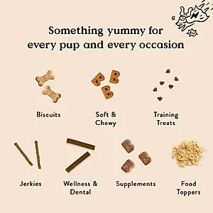 Bocce's Bakery Chicken & Pumpkin Dog Food Toppers, All-Natural Wheat-Free Dog Food Topper, Made with Real Ingredients, Baked in USA, 8 oz