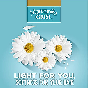 Manzanilla Grisi Chamomile, Styling Hair Gel, Keep your Hairstyle, brighten Naturally, Non-Alcohol Non-Residues 2-Pack of 14 Oz Jars.