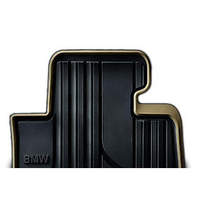 BMW 51472350424 Modern Line All-Weather Floor Mats (Set of 2 Rear Mats)