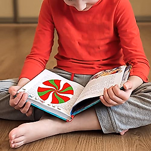 45 Pcs Double-Sided Peppermint Cutouts Colorful Candies Cut-Outs Bulletin Board Classroom Christmas Party Decorations