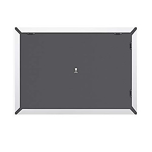 Umbra Trigon, Wall Mounted Bulletin Board, Magnetic Board, and Message Board, White