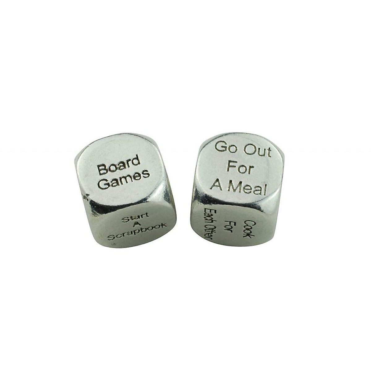 3 Year Anniversary Metal Date Night Dice - Create a Unique 3rd Anniversary Date Night