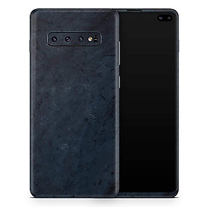 DesignSkinz Midnight Navy Grunge Surface Protective Vinyl Decal Wrap Skin Cover Compatible with The Samsung Galaxy S20 (Screen Trim & Back Glass Skin)
