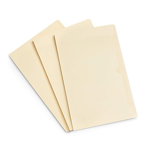 Blue Summit Supplies 2 Inch Manila File Jackets, Reinforced Straight Cut Tab, Heavy Duty 2 Inch Expansion Pocket, Legal Size, 50 Pack