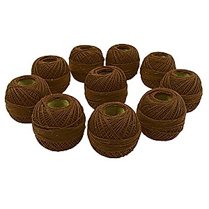S2J Anchor Knitting Thread Set of 10 Pcs Cotton Crochet Tatting Yarn Embroidery Ball