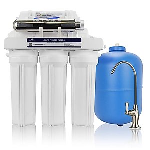 EXPRT MR-7050 Ultimate Reverse Osmosis Water Filter System - 50 GPD 7 Stage UV Under Sink Water Filter System, pH Alkaline Filtration- Purification for Safe Drinking Water