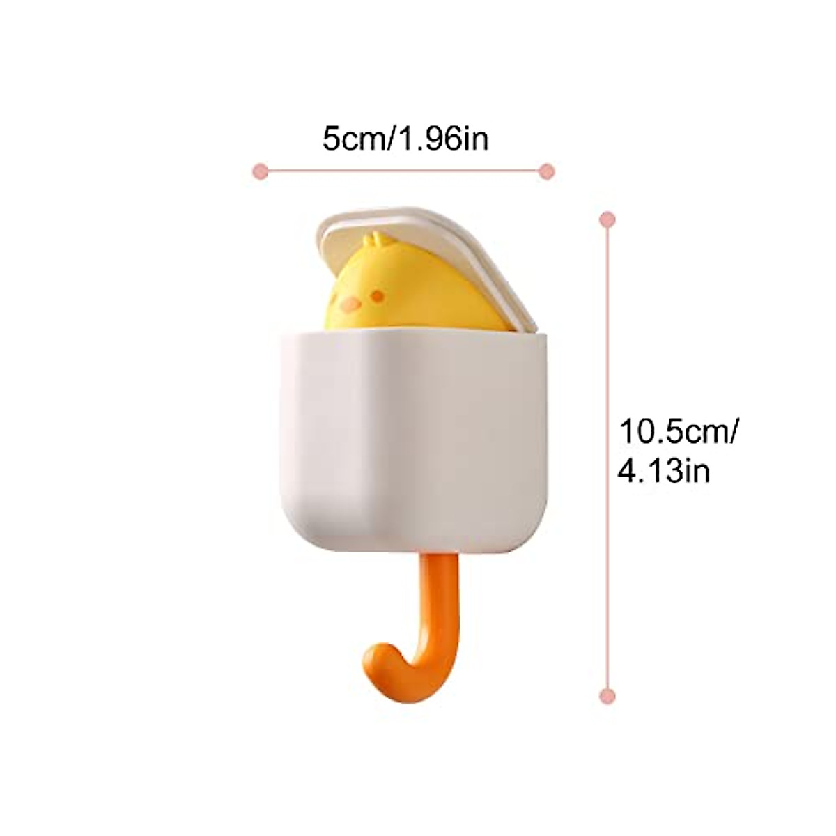 RXMORI Creative Adhesive Coat Hook,4 Pcs Cute Pet Hooks for Coat, Scarf, Hat, Towel,Key, Bag, Utility Animal Hook for Wall Hanging Decorations