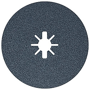 BOSCH FBX680 25-Pack 6 In. X-LOCK Medium Grit Abrasive Fiber Discs 80 Grit Compatible with 7/8 In. Arbor for Applications in Metal Surface Finishing, Weld Blending, Rust Removal