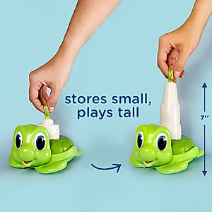 Move2Play, Turtle Ring Stacking Toy, Gift for 1 Year Old Boys & Girls, Baby Toys, 6 to 12 Months, Ages 0-6+, 9, 10, 18+ Months