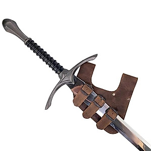 Colaxi Medieval Sheath Sheath Frog for Men Role Playing Stage Show, Brown