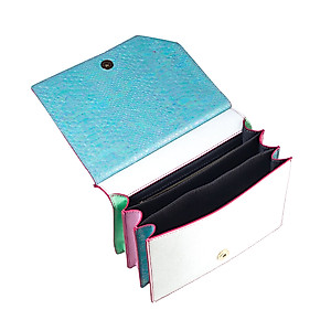 Danielle Nicole X Disney Little Mermaid Ariel Magazine Crossbody Bag - Fashion Cosplay Disneybound Cute Crossbody Bags, Multicolor