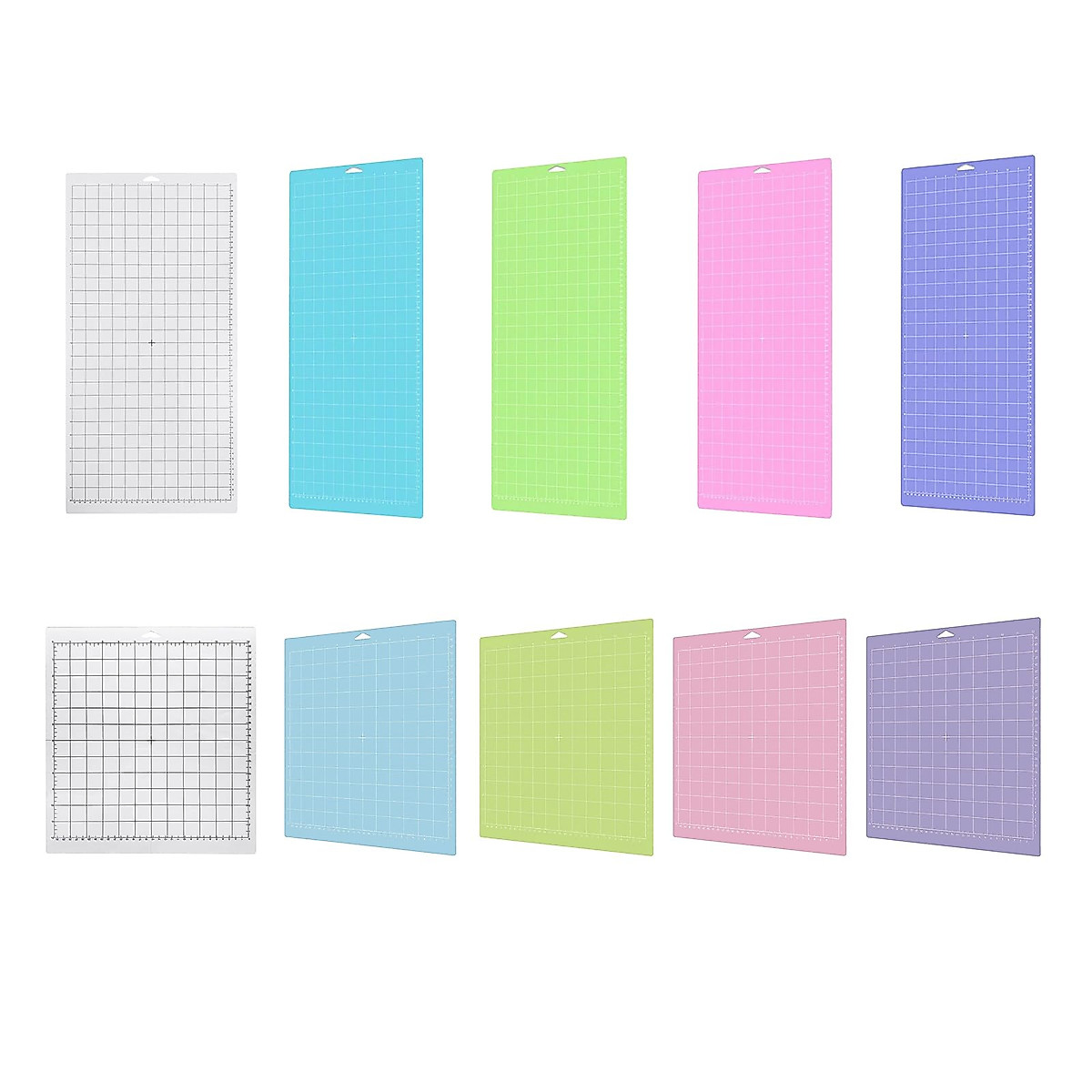 YANIYA Cutting Mat for Cricut, 12x12inch/12x24inch Standardgrip, Lightgrip, Stronggrip Mat, Non-Slip Cutting Mat Replacements, Green,12 By 24 Inches