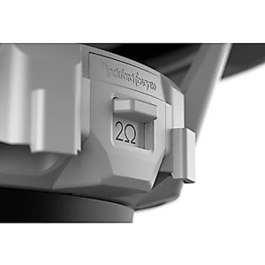 Rockford Fosgate M2D4-10I Color Optix 10" DVC 4-Ohm Infinite Baffle Multicolor LED Lighted Marine Subwoofer - White/Stainless