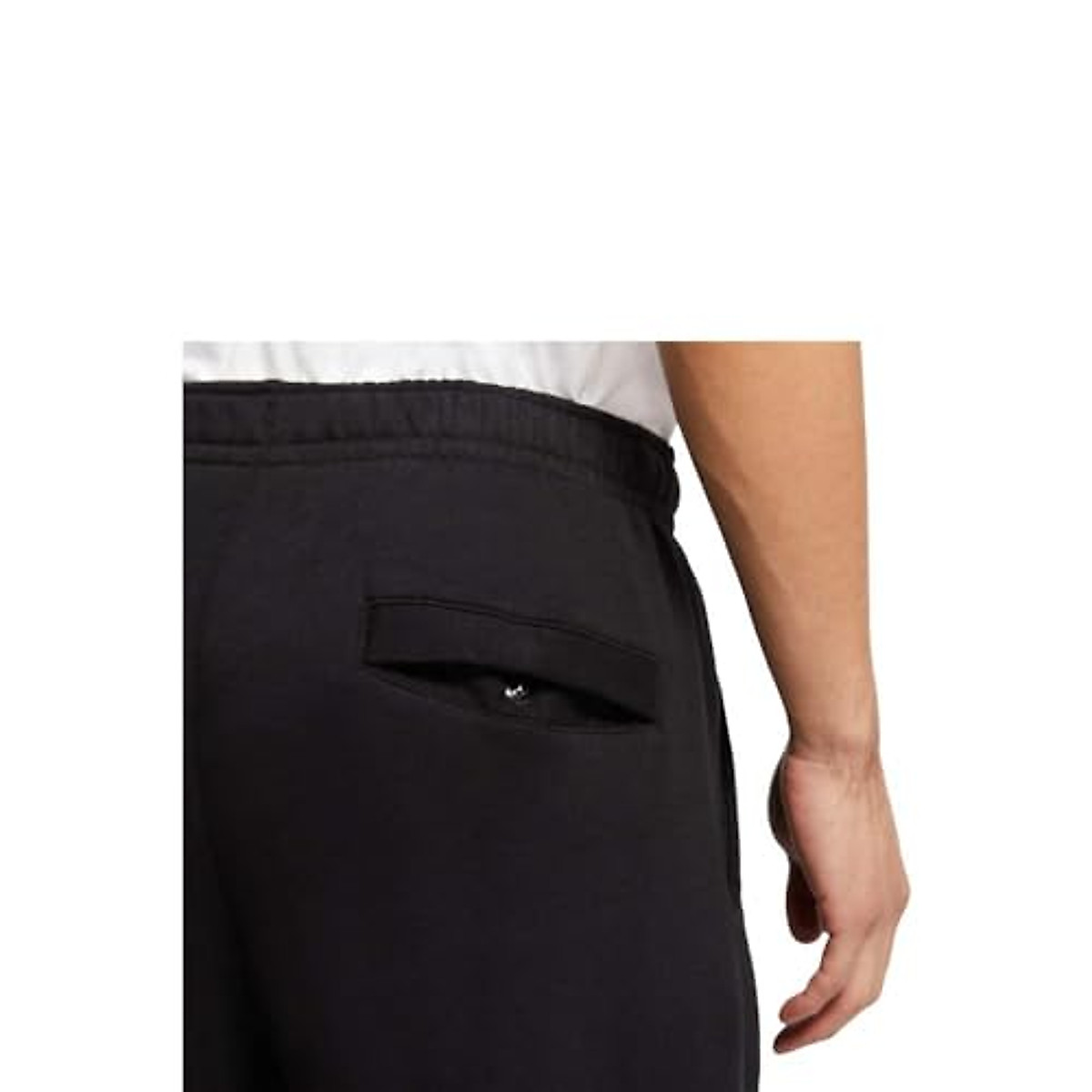 Nike Men's Sportswear Club Short Basketball Graphic, Black/White/White, X-Large