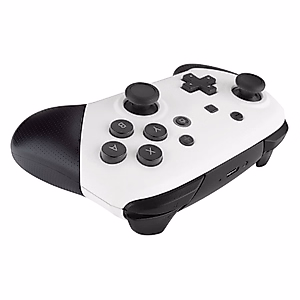 eXtremeRate White Faceplate and Backplate for Nintendo Switch Pro Controller, DIY Replacement Shell Housing Case for Nintendo Switch Pro - Controller NOT Included