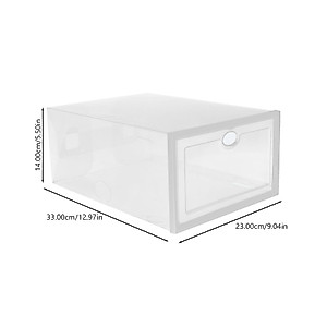 Alipis 5pcs Boxes Shoe Display Case Sneaker Storage Shoe Containers Sneaker Boxes Stackable Shoe Boxes Stackable Organizer for Cabinets Shoe Rack Organizer Sneaker Containers Shoe Cabinet