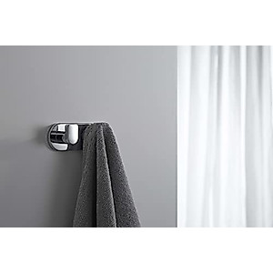 KOHLER K-73146-CP Composed Double Robe Hook, Polished Chrome