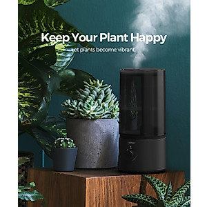 raydrop Humidifiers for Bedroom, Cool Mist Humidifiers for Babies, 1.70L Quiet Ultrasonic Humidifier, Space-Saving, Filterless, Auto Shut Off - (0.45 Gallon, US 110V)