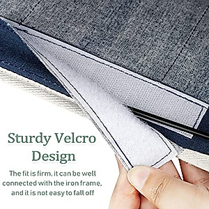 Trycooling Bedside Caddy, Bedside Organizer Caddy Hanging Storage for Dorm Rooms Bed Rails Bunk Hospital Beds Crib (2pc Navy Blue)