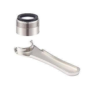 Danze DA61307365NBN Junior Male Faucet Aerator Kit with Laminar Flow Pattern, 1.2 GPM, Brushed Nickel